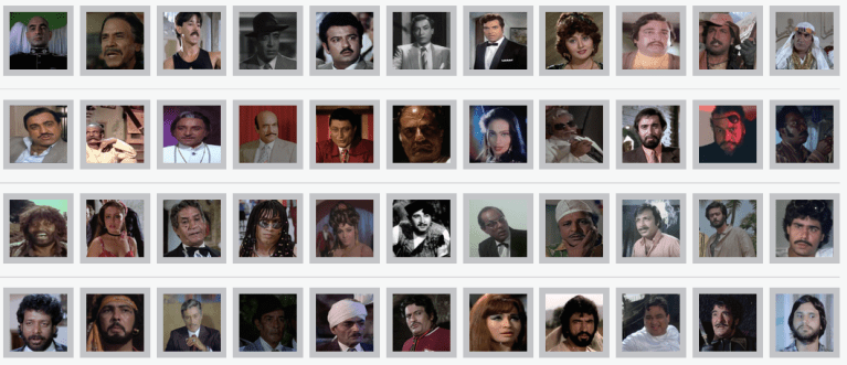 Bollywood Villains, Vamps & Henchmen Directory – Flashback Bollywood
